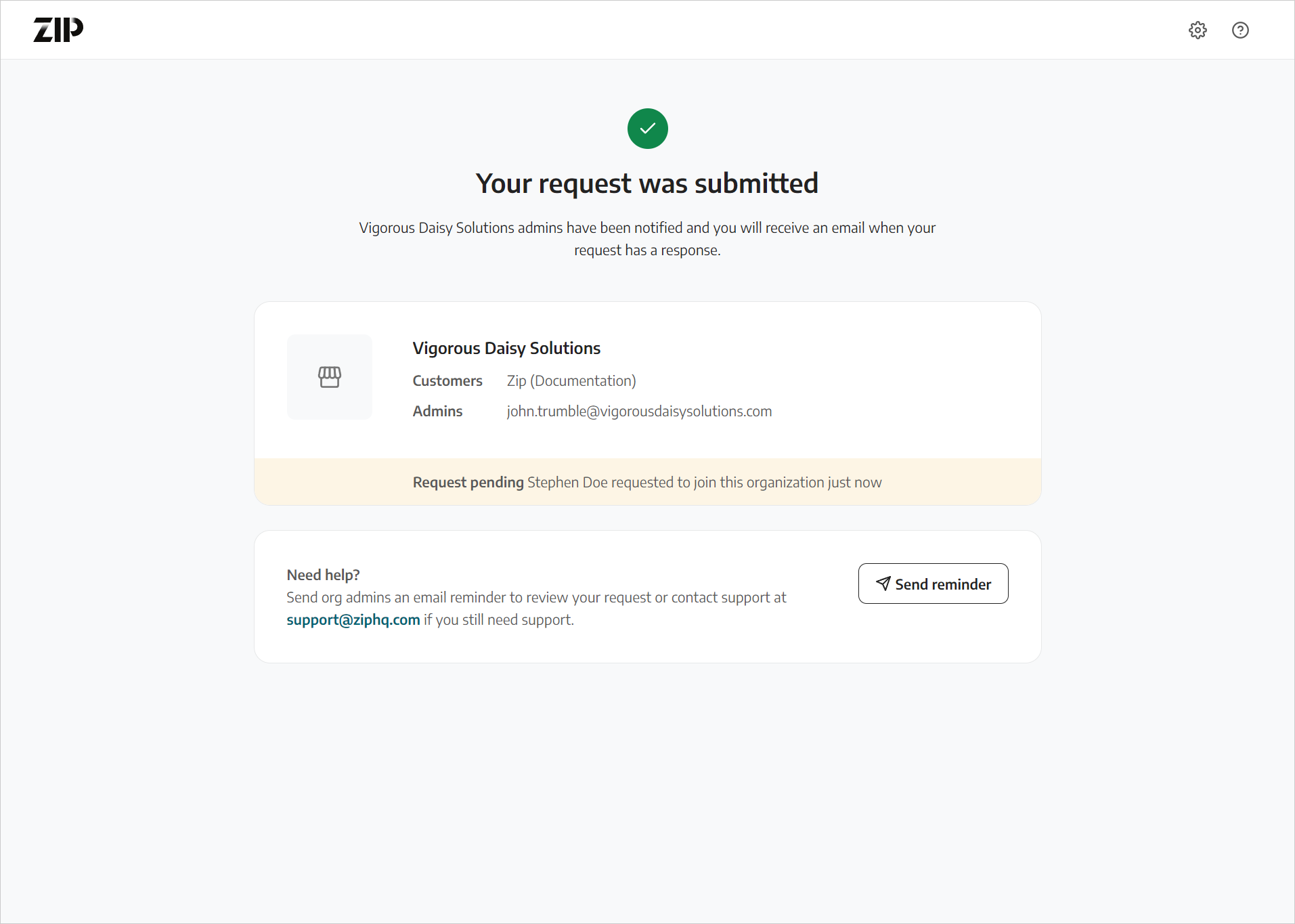 Signing In to the Zip Vendor App – Zip